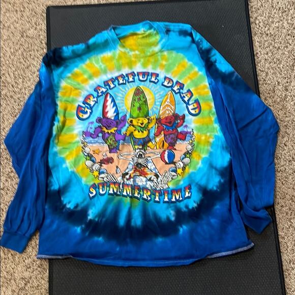 Liquid Blue | Shirts | Grateful Dead Liquid Blue Long Sleeve Tiedye Tee ...